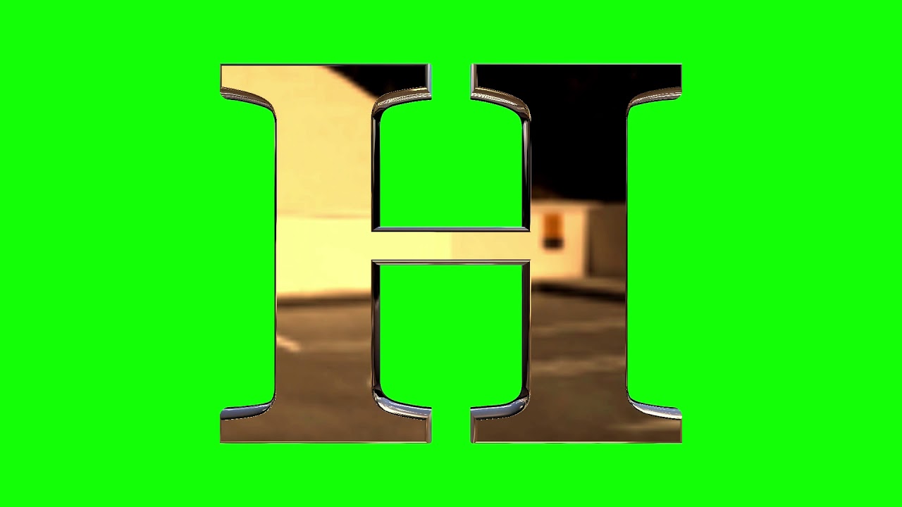 Alphabet H 3D Text | Free Download – anoerone