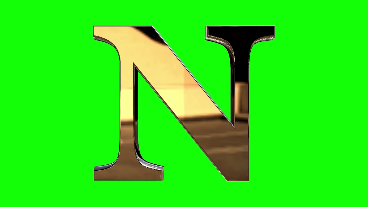 Alphabet N 3D Text | Free Download – anoerone