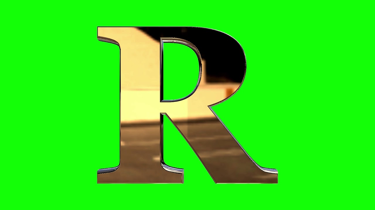 Alphabet R 3D Text | Free Download – anoerone