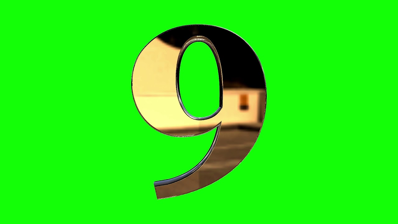 Number Nine 3D Text | Free Download – anoerone