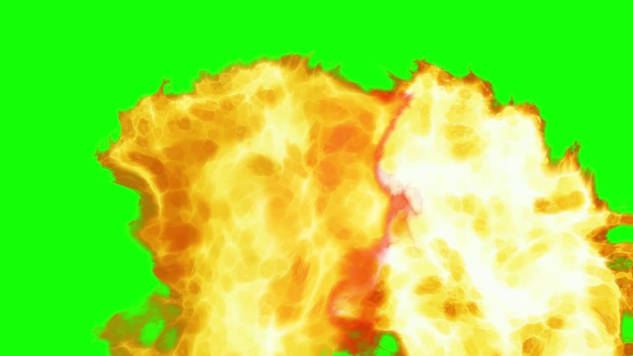 Explosion Fire Effect Green Screen | Free Download – anoerone