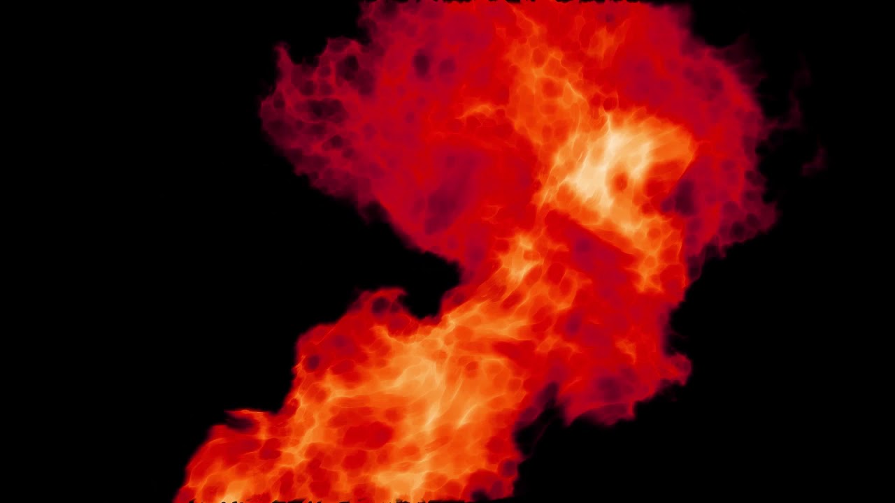 Explosion fire effect animation - Free stock video footage