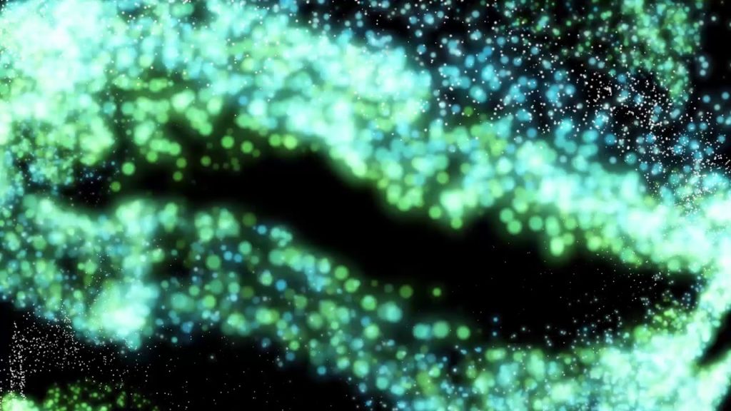 blue stroke line particle effect – Free stock video footage