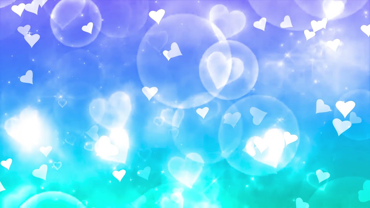 Blue Heart Falling Loop | Free Download – anoerone