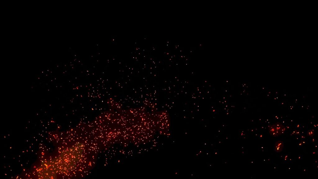bokeh red particle line background – Free stock video footage