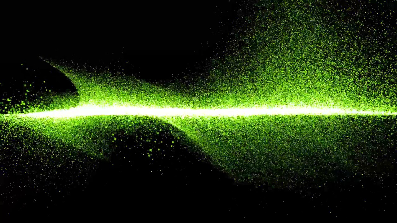 Green Particle Animation | Free Download – anoerone