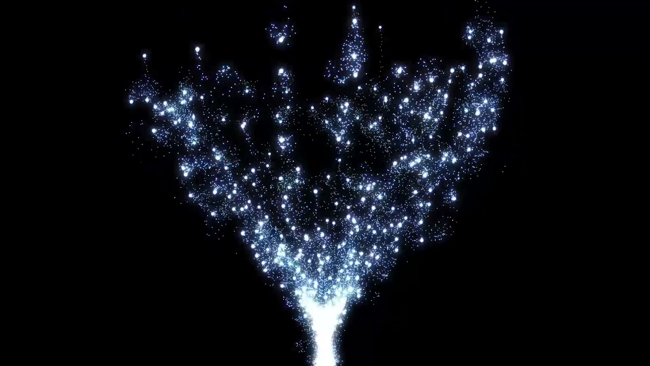 blue particle spark background animation – Download Stock Footage ...