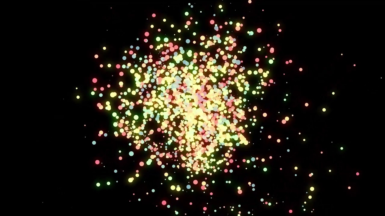 blue star light particle animation – Free stock video footage