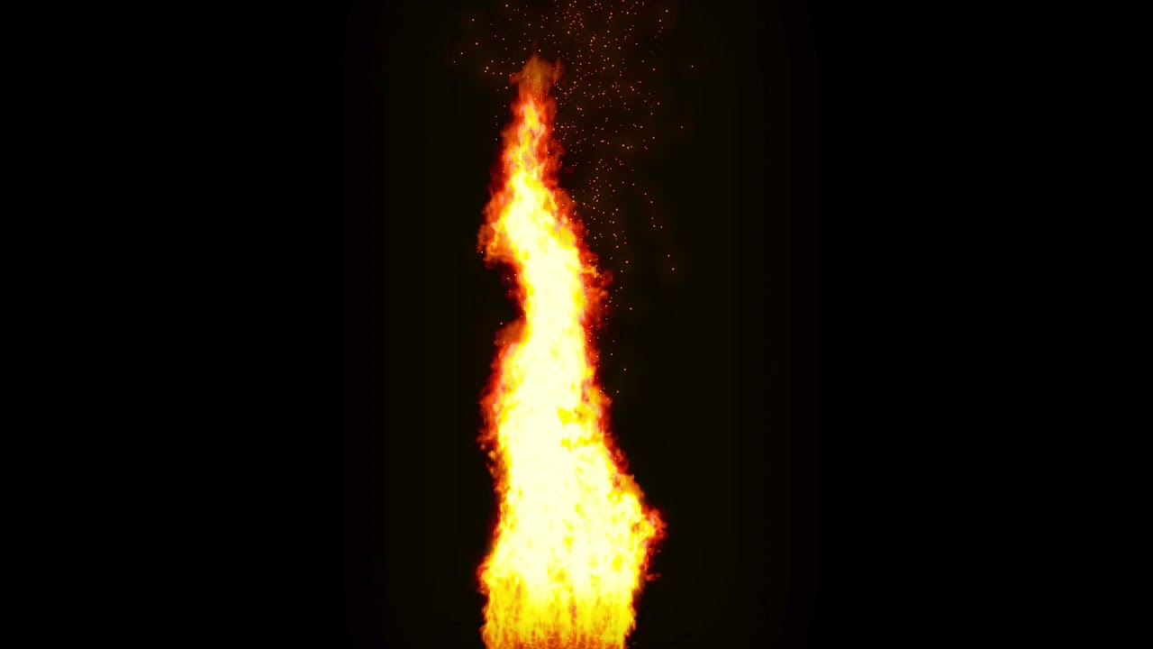 Fire effect with speed line loop background animation stock footage HD ...