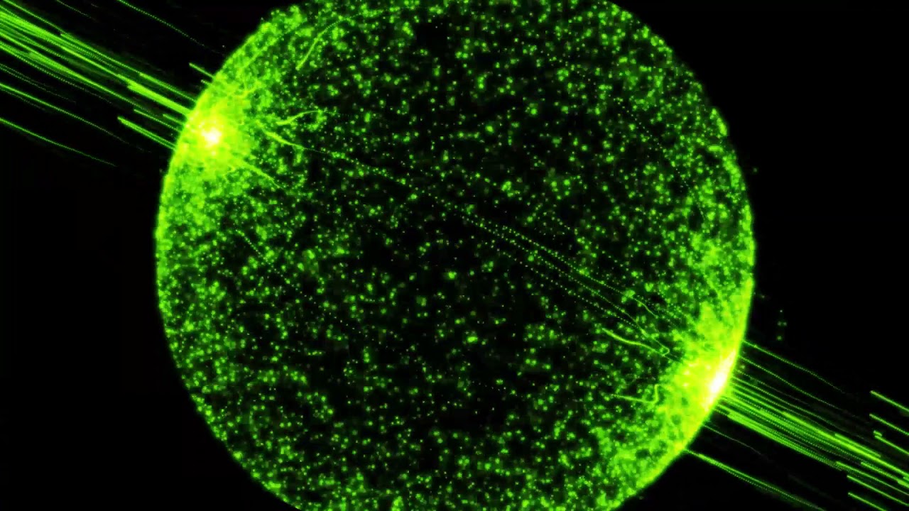 Green Sphere Particle Animation | Free Download – anoerone