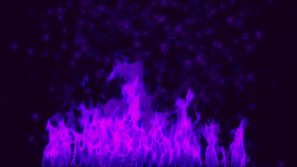 blue Fire flame effect loop animation – Free stock video footage