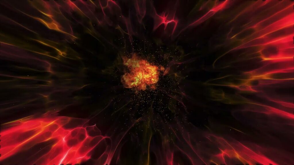 Explosion fire effect animation – Free stock video footage