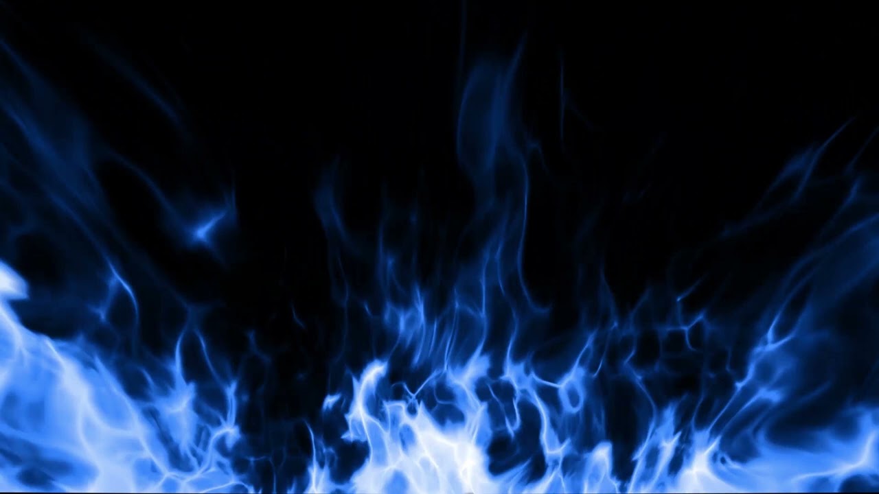blue Fire flame effect loop animation – Free stock video footage